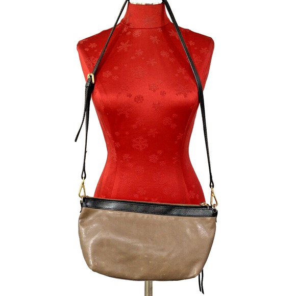 Innue | Bags | Innue Shoulder Bag Crossbody Brown Black Taupe ...